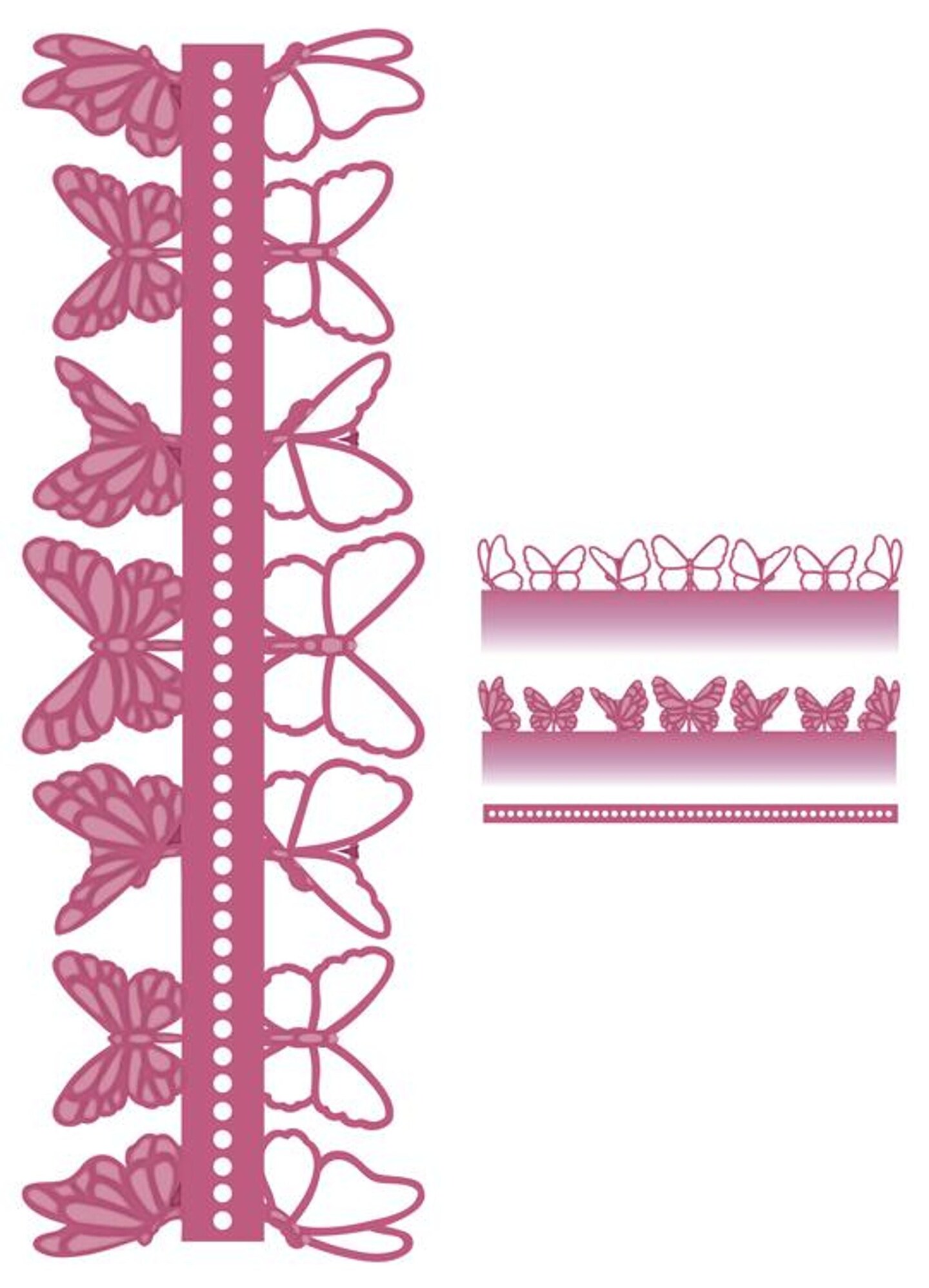 Creative Expressions Configurations Butterfly Edger Die | Michaels