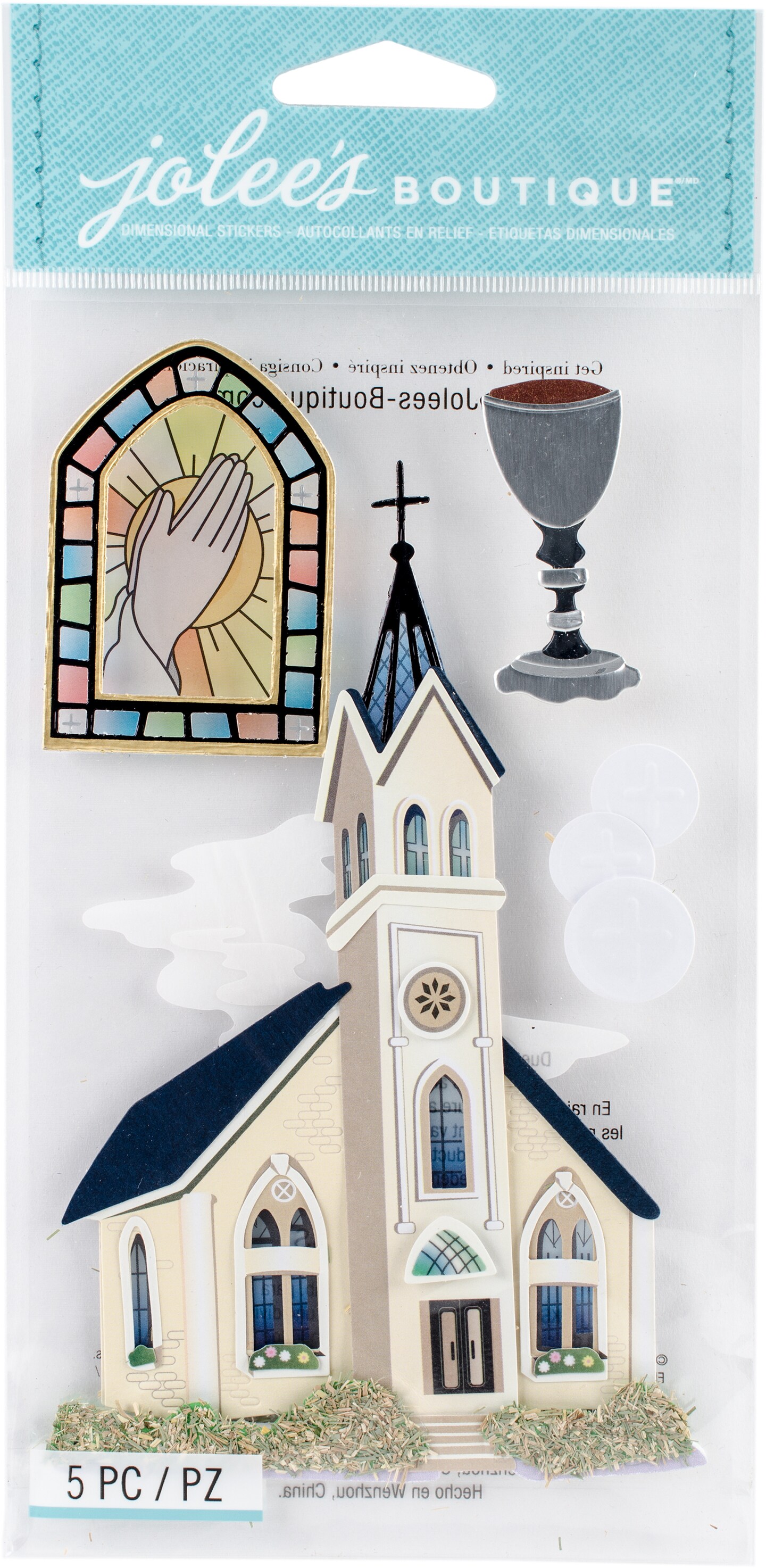 Jolee's Le Grande Dimensional Stickers-Catholic Church | Michaels