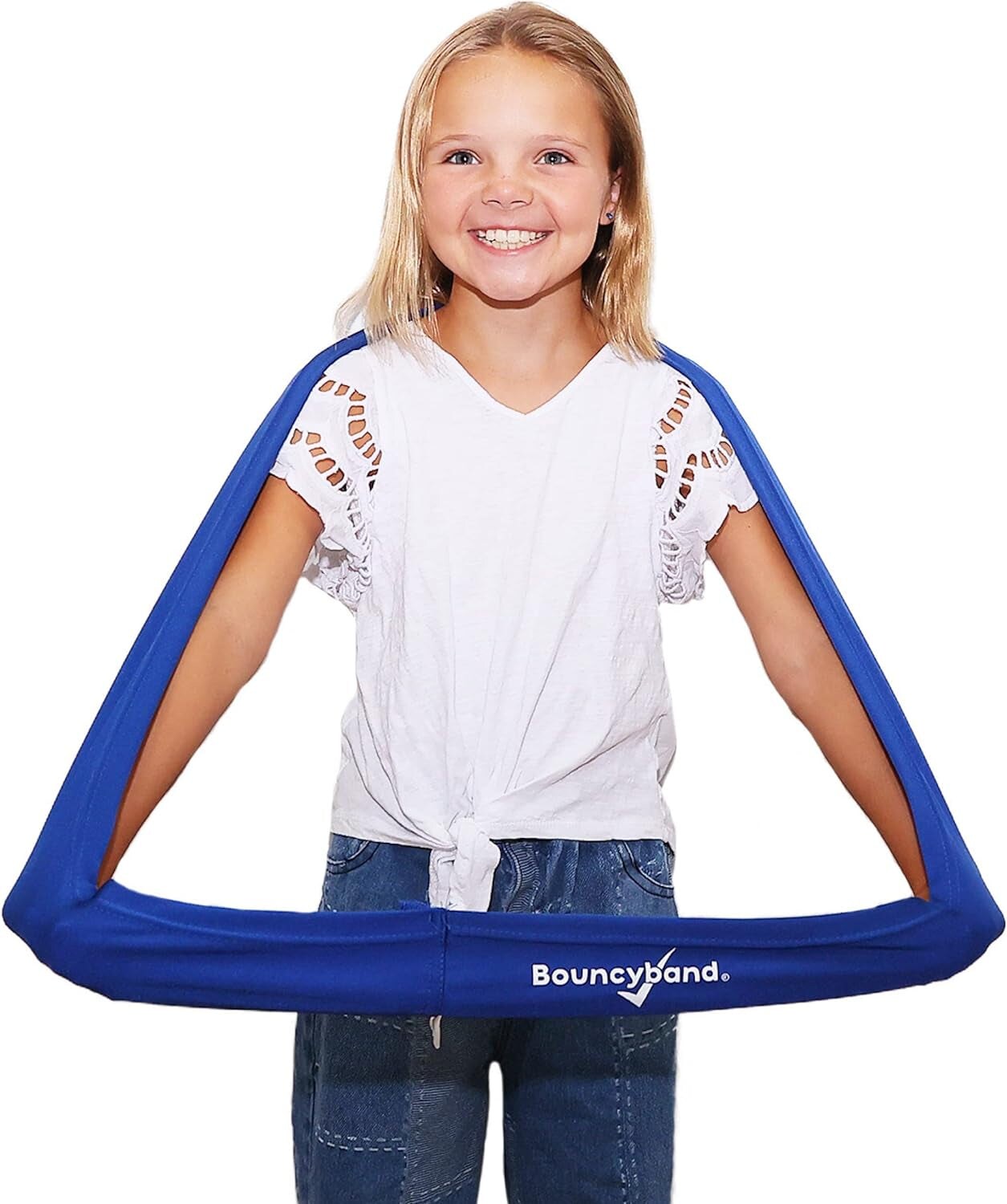 Bouncyband Stretch Band Focus Tool – 30” Resistance Band for Kids ...