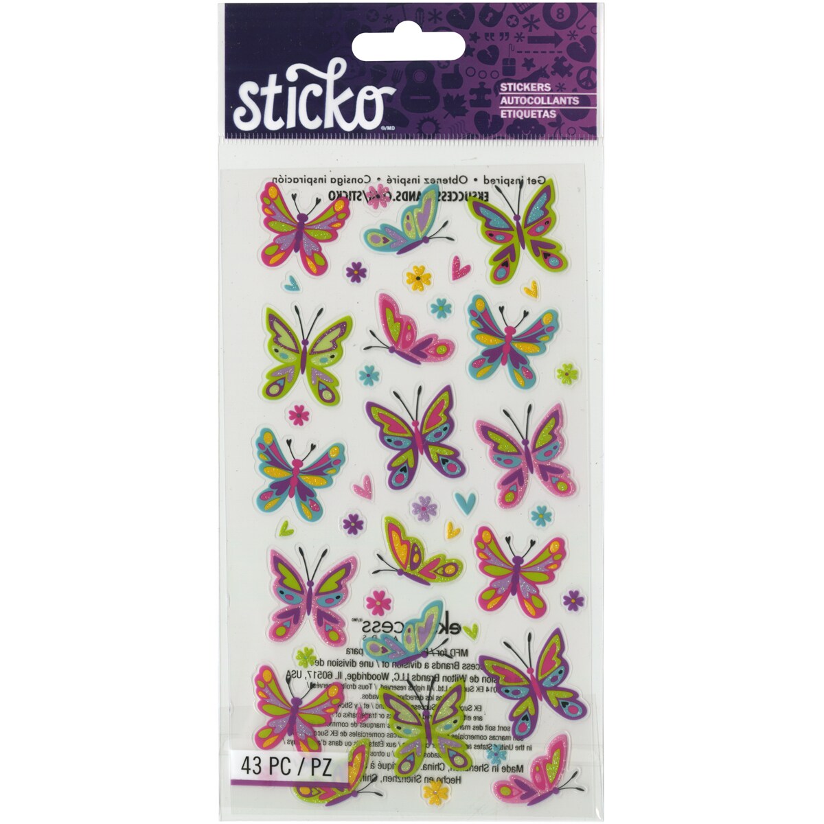 Sticko Stickers-Spicier Butterflies | Michaels