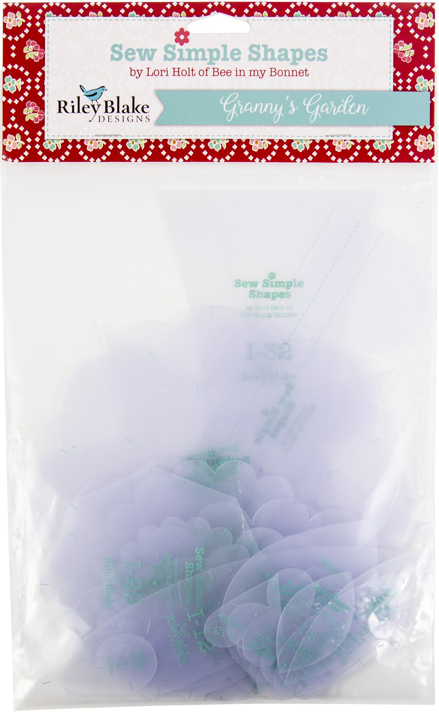 Riley Blake Template Set-Granny's Garden By Lori Holt 32/Pkg | Michaels