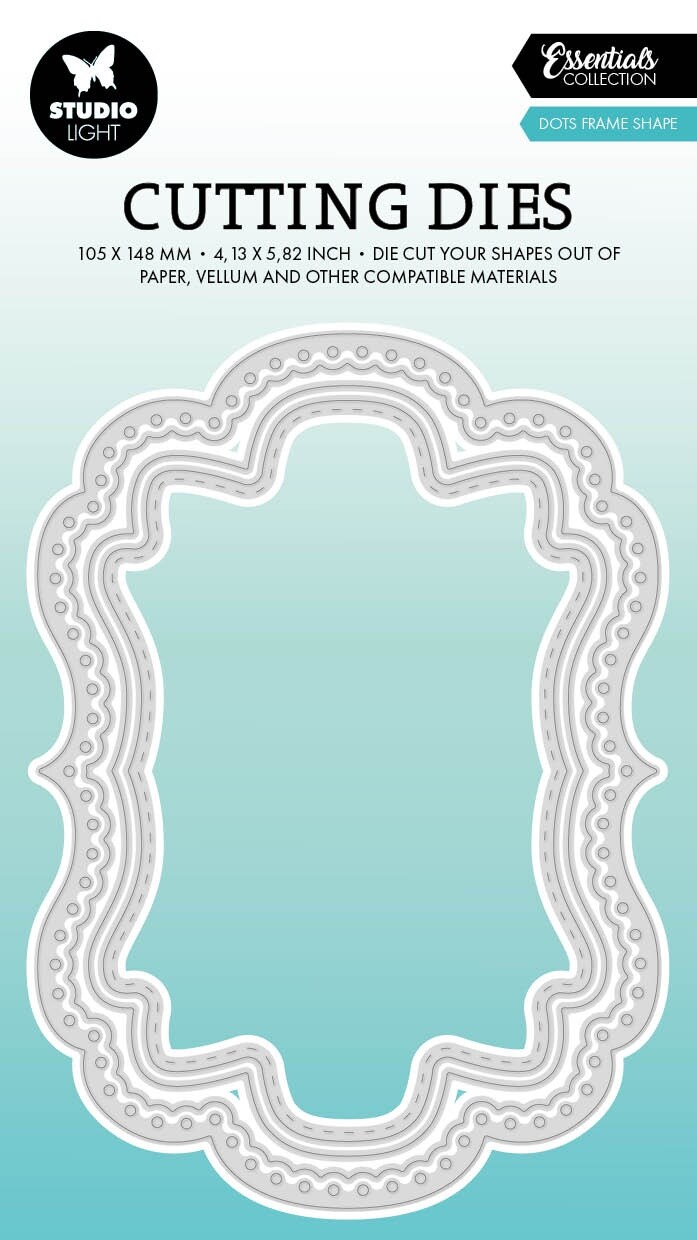 Studio Light Essentials Cutting Dies-Nr. 715, Dots Frame Shape | Michaels