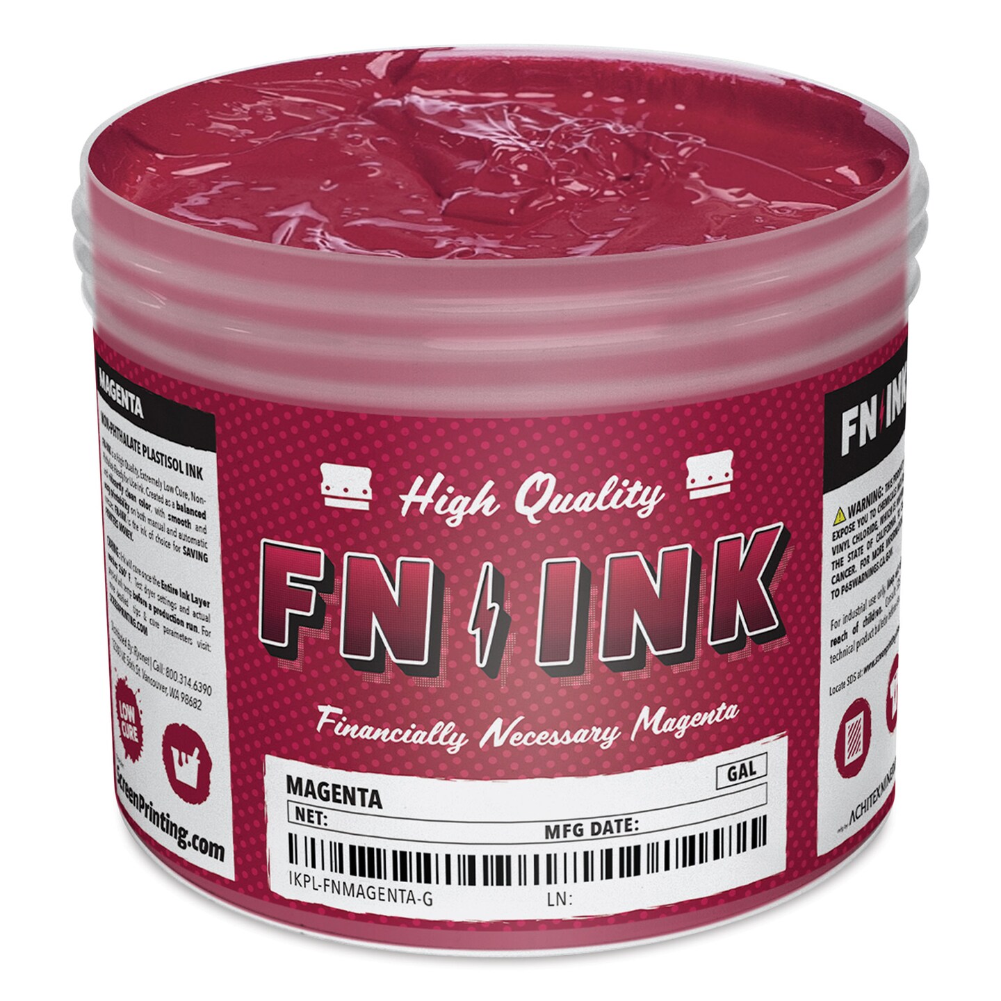 FN Ink Plastisol Screen Printing Ink - Magenta, Gallon | Michaels