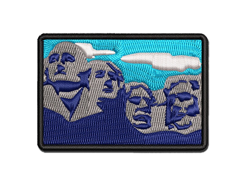 Mount Rushmore National Memorial Landmark US Presidents Multi-Color ...
