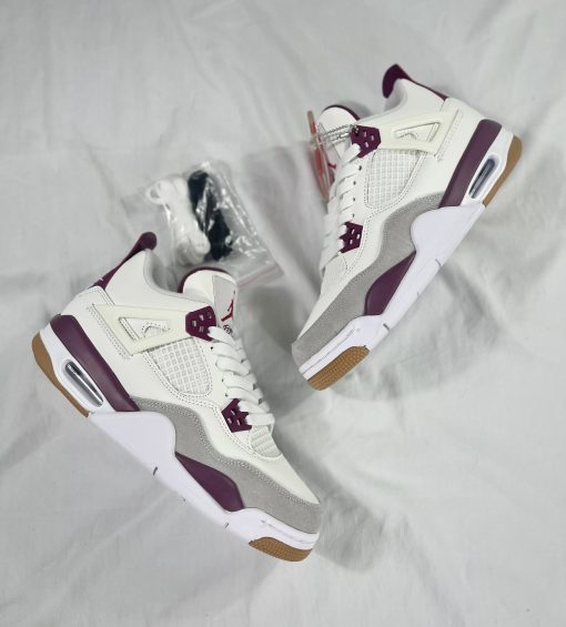 Sb X Air Jordan 4 White Purple - Sneakers for Men and Women ...