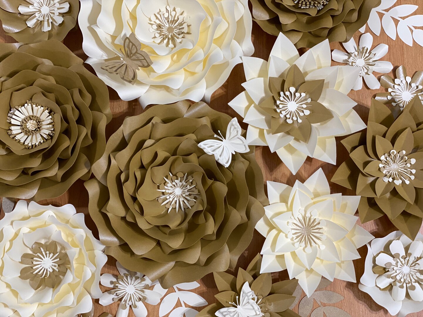 Creamy French Vanilla Paper Flowers | MakerPlace by Michaels