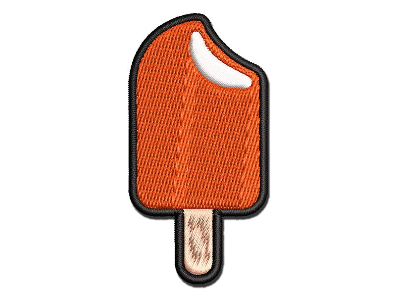 Orange Cream Popsicle Frozen Treat Multi-Color Embroidered Iron-On or Hook & Loop Patch Applique ...