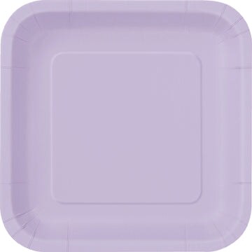 Lavender 7" Square Plates, 16ct | Michaels