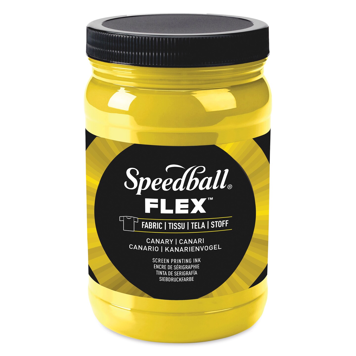 Speedball Flex Screen Printing Fabric Ink - Canary, 32 oz | Michaels