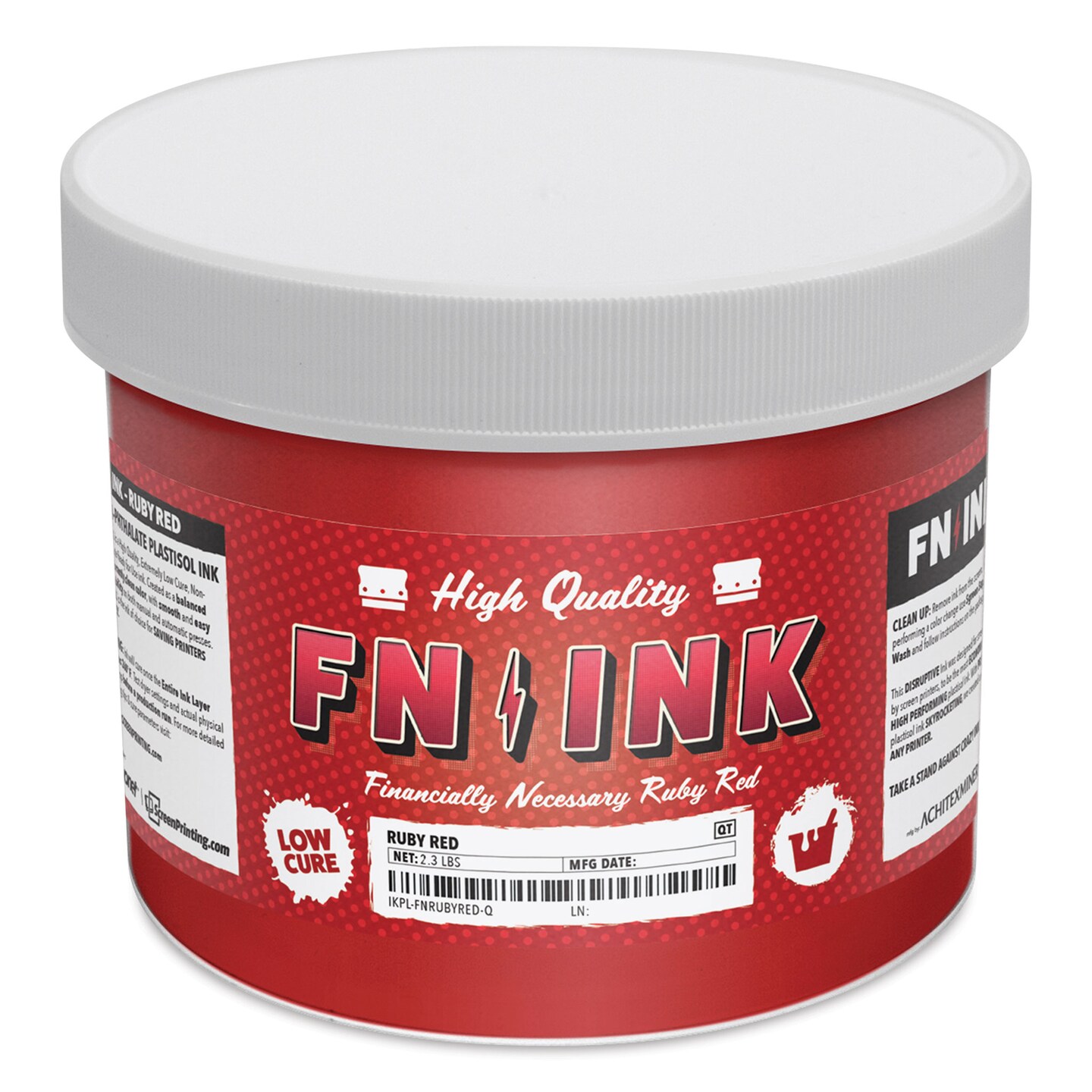 FN Ink Plastisol Screen Printing Ink - Ruby Red, Quart | Michaels