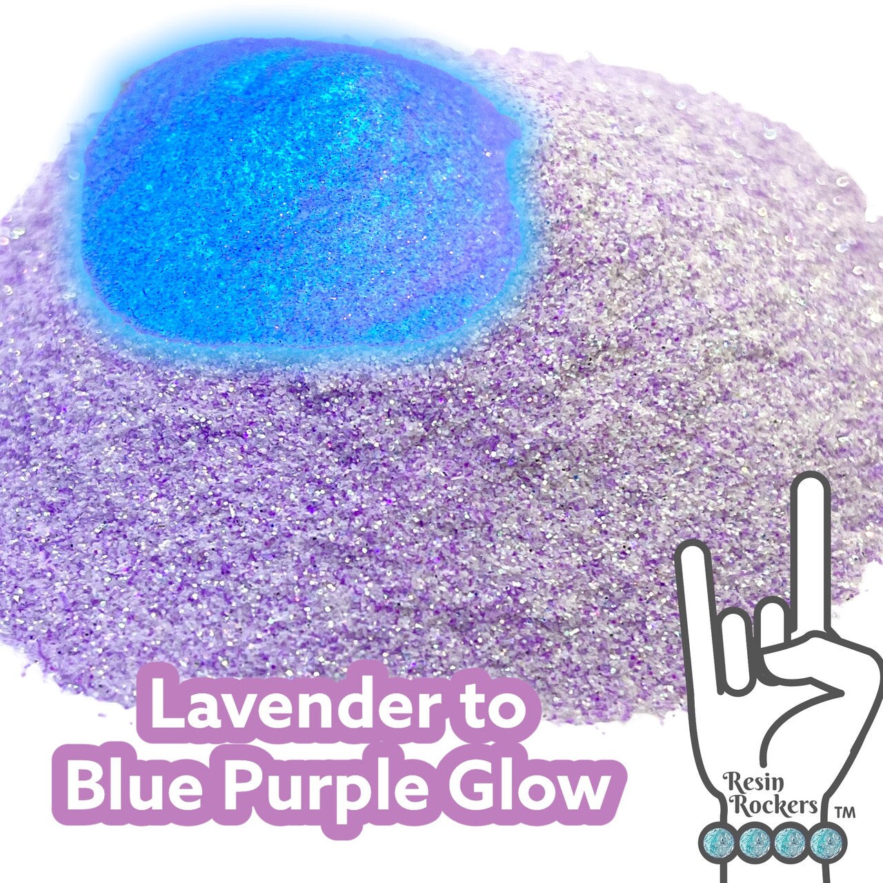Glamour and Glow Lavender to Blue Purple Glow in the Dark Pixie for ...