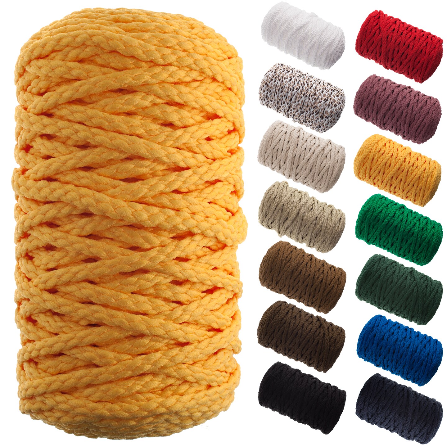 John Bead 6mm Braided Macrame Cord 70yds | Michaels