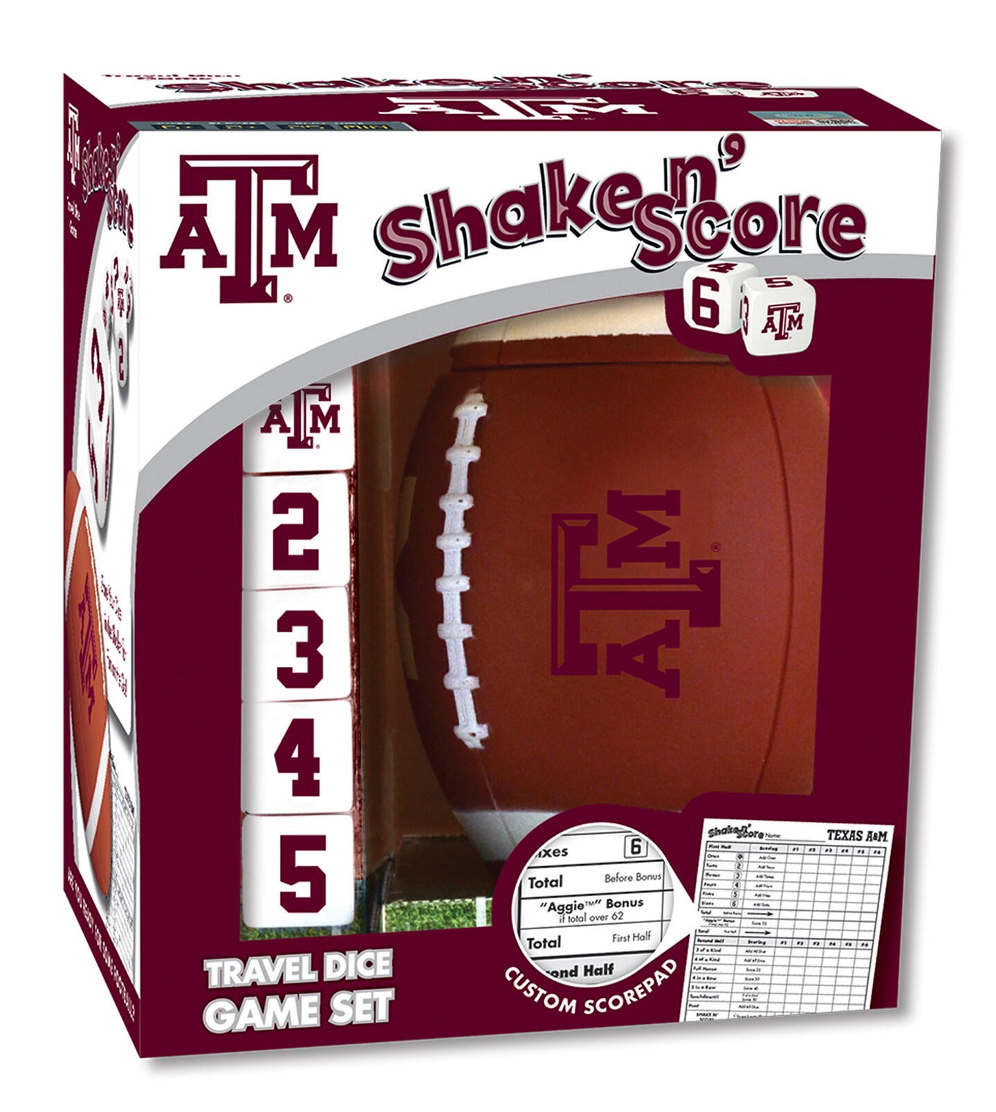 Masterpieces Officially Licensed NCAA Texas A&M Aggies Shake N' Score ...