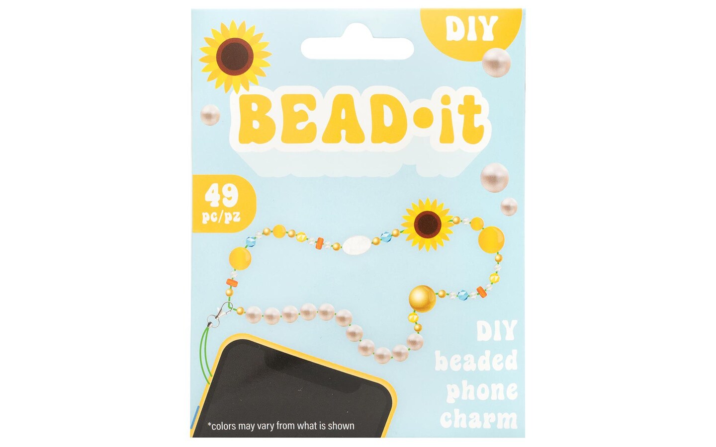 AMC Bead It Phone Charm Sunflower | Michaels