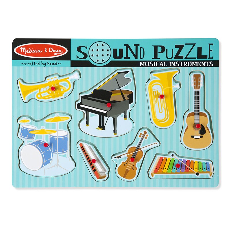 Musical Instruments Sound Puzzle, 8 Pieces | Michaels