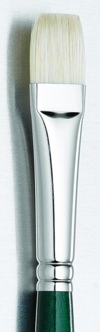 GAINSBOROUGH OIL/ACRY WHITE BRISTLE LONG HANDLE BRIGHT 4 | Michaels