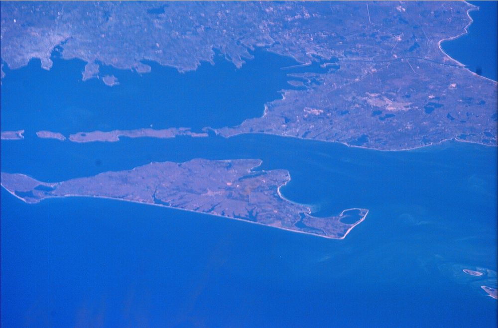 Marthas Vineyard and Cape Cod Poster Print by NASA NASA # 55032 | Michaels
