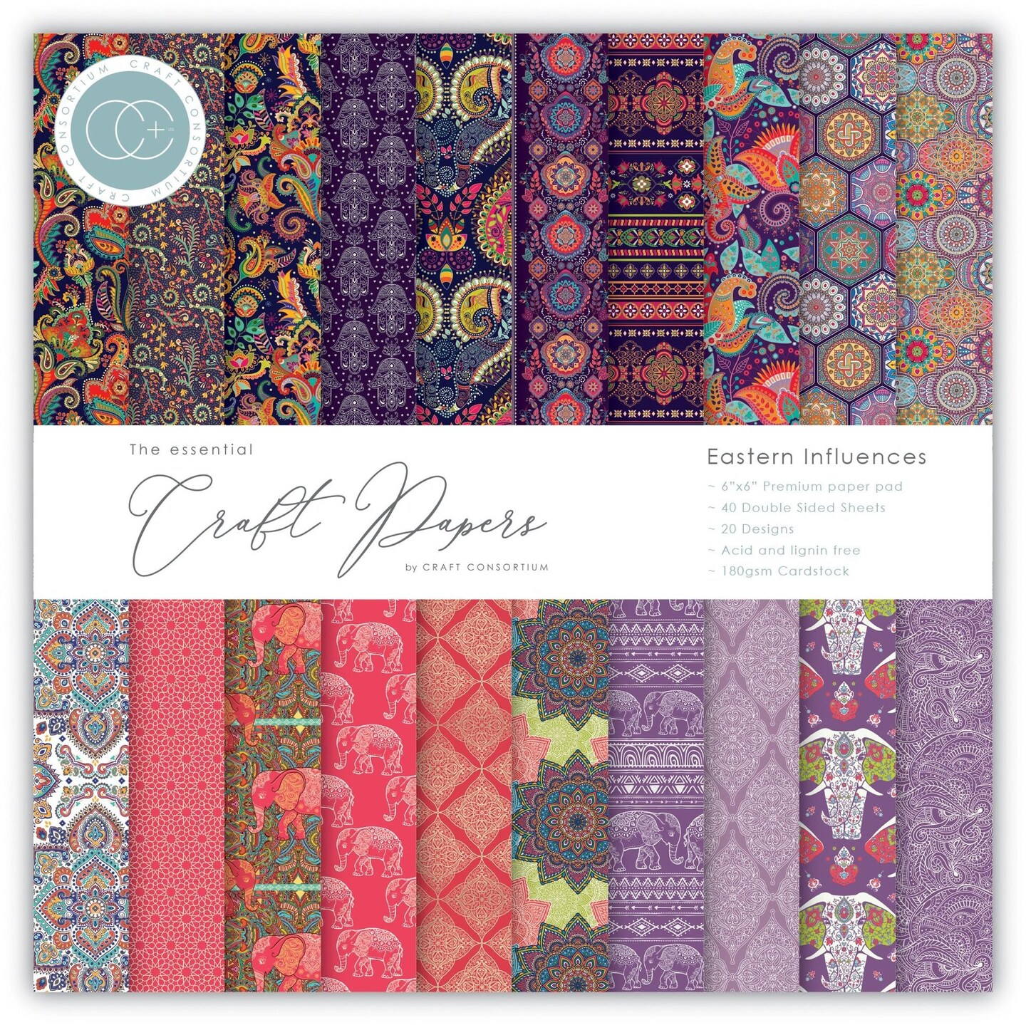 Craft Consortium Eastern Influences 6x6 Premium Paper Pad | Michaels
