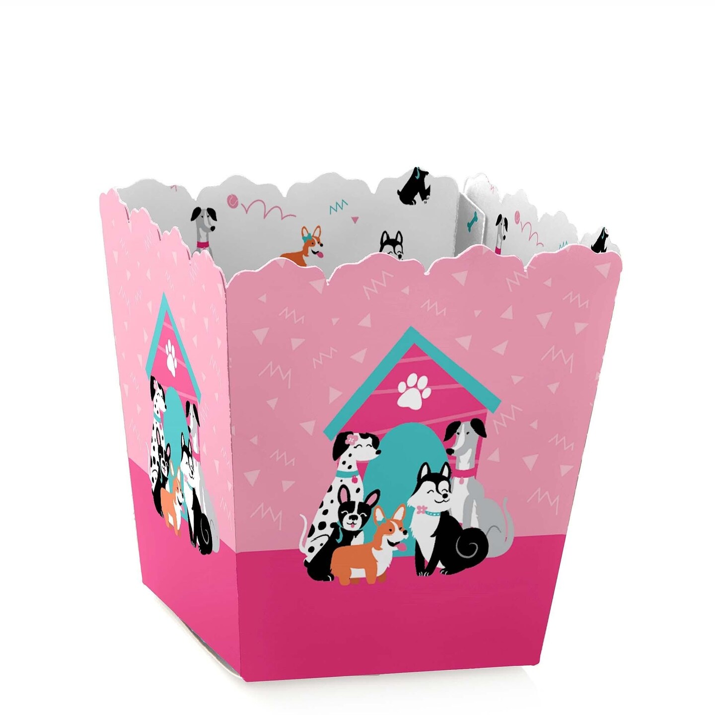 Big Dot of Happiness Pawty Like a Puppy Girl - Party Mini Favor Boxes ...