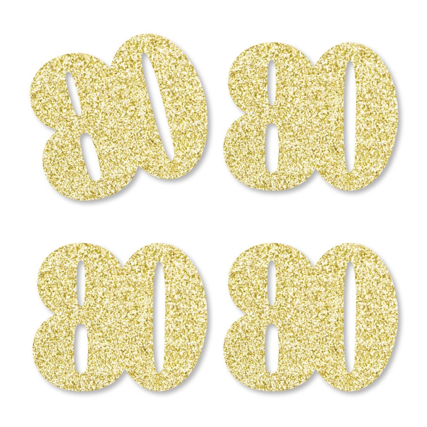 Big Dot of Happiness Gold Glitter 80 - No-Mess Real Gold Glitter Cut ...
