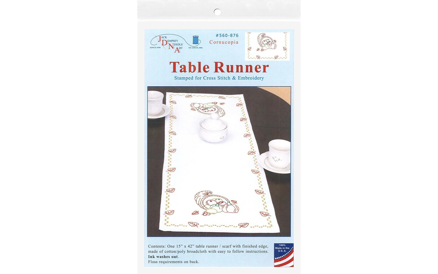 Jack Dempsey Table Runner/Scarf Cornucopia | Michaels