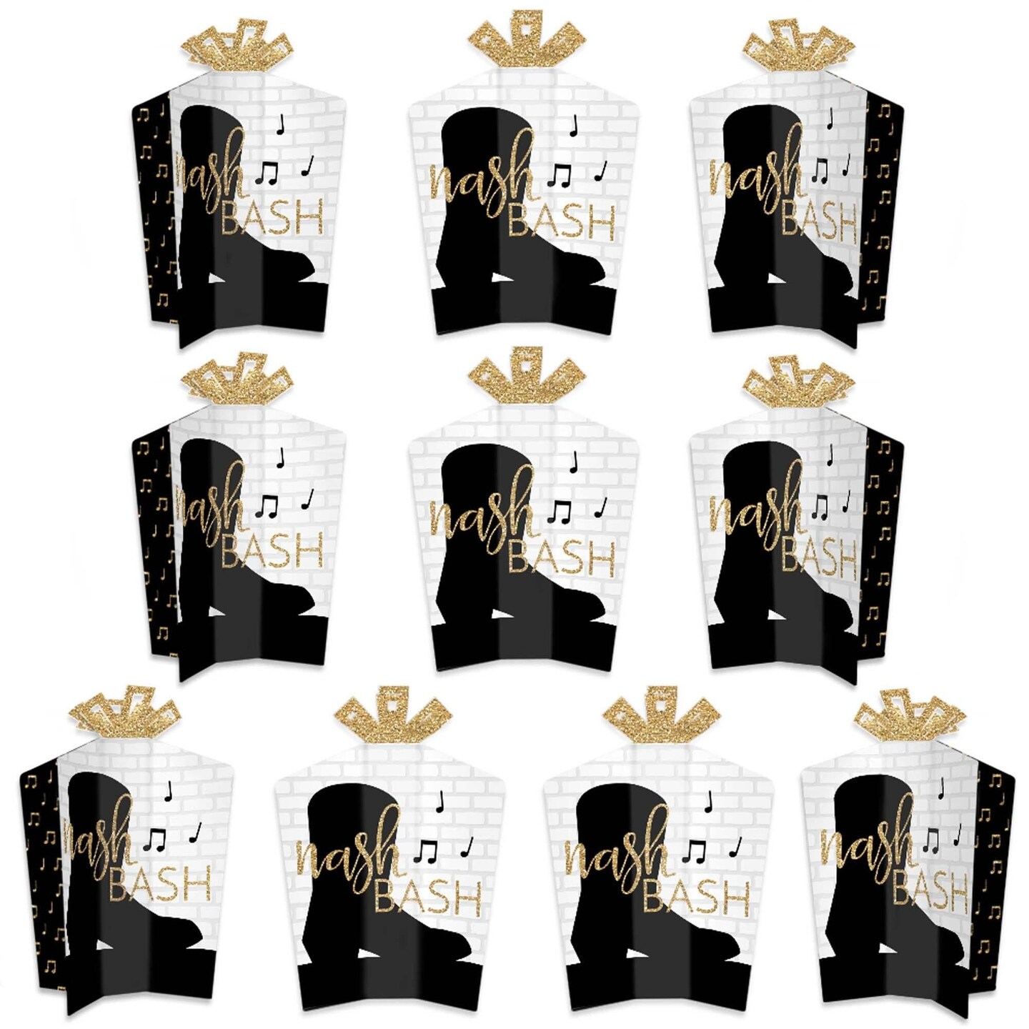 Big Dot of Happiness Nash Bash - Table Decorations - Nashville ...