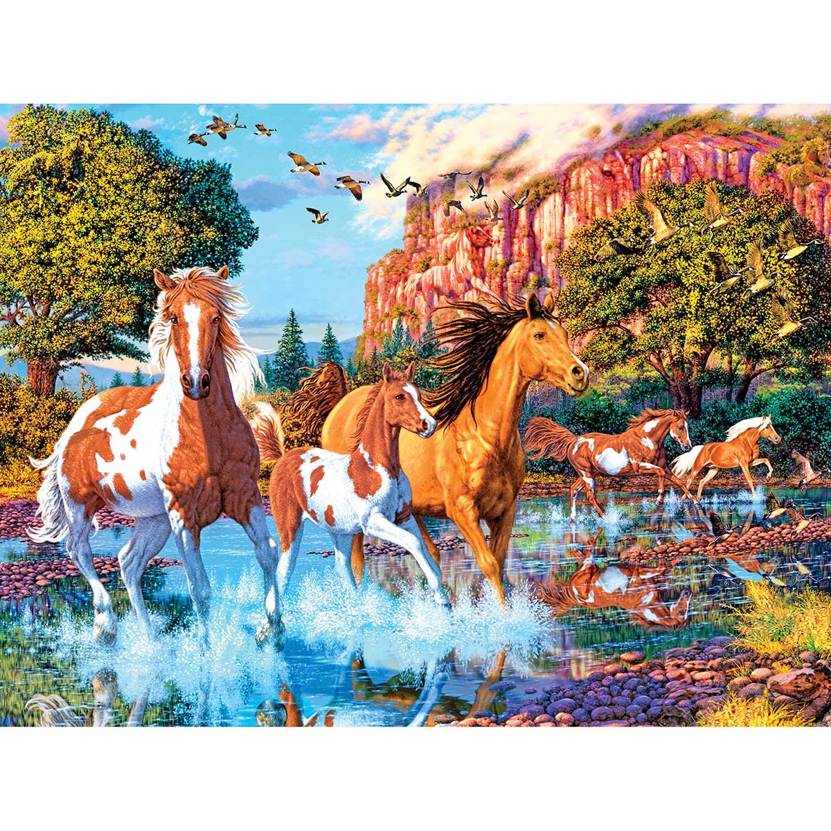 Rose Art Running Free Jigsaw Puzzle | Michaels