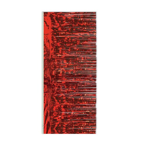 Packaged 1-Ply Red Metallic Fringe Drape | Michaels