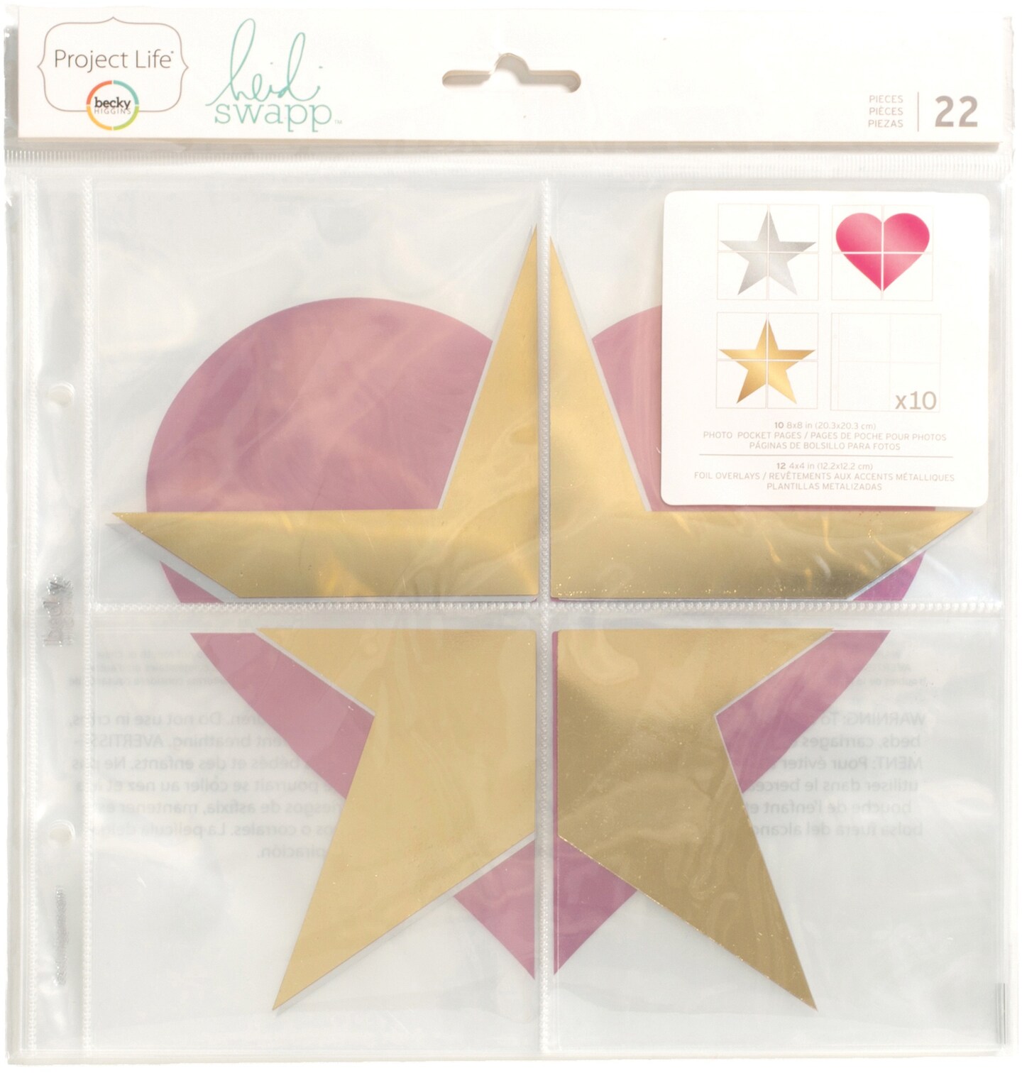 Project Life Pocket Pages 8"X8" 22/Pkg-Heidi Swapp | Michaels