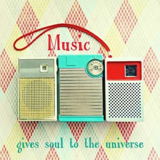 Vintage radio Inspirational Poster Print by Vicki Dvorak - Item ...