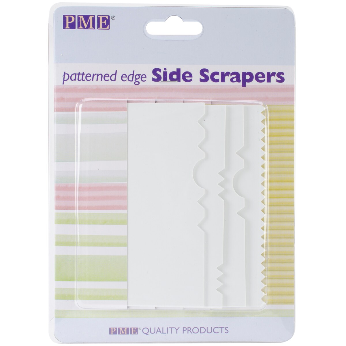 PME Patterned Edge Plastic Side Scraper Set 4/Pkg | Michaels