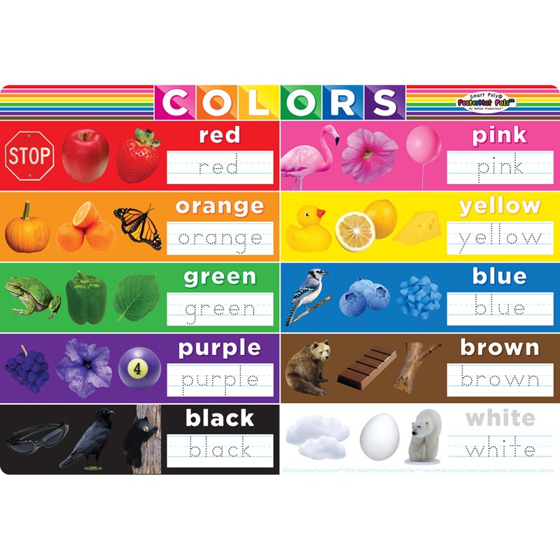 Smart Poly® Single Sided Postermat Pals®, Colors, 12" X 17.25" | Michaels