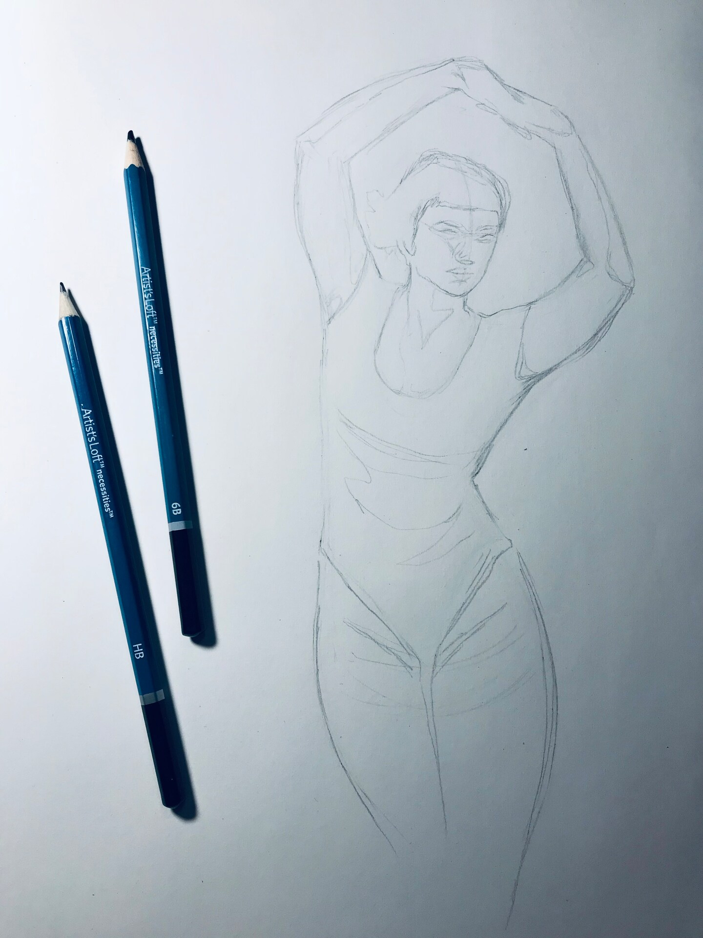 Artist's Loft: Figure Drawing: Wooden Mannequin Sketching Using White ...