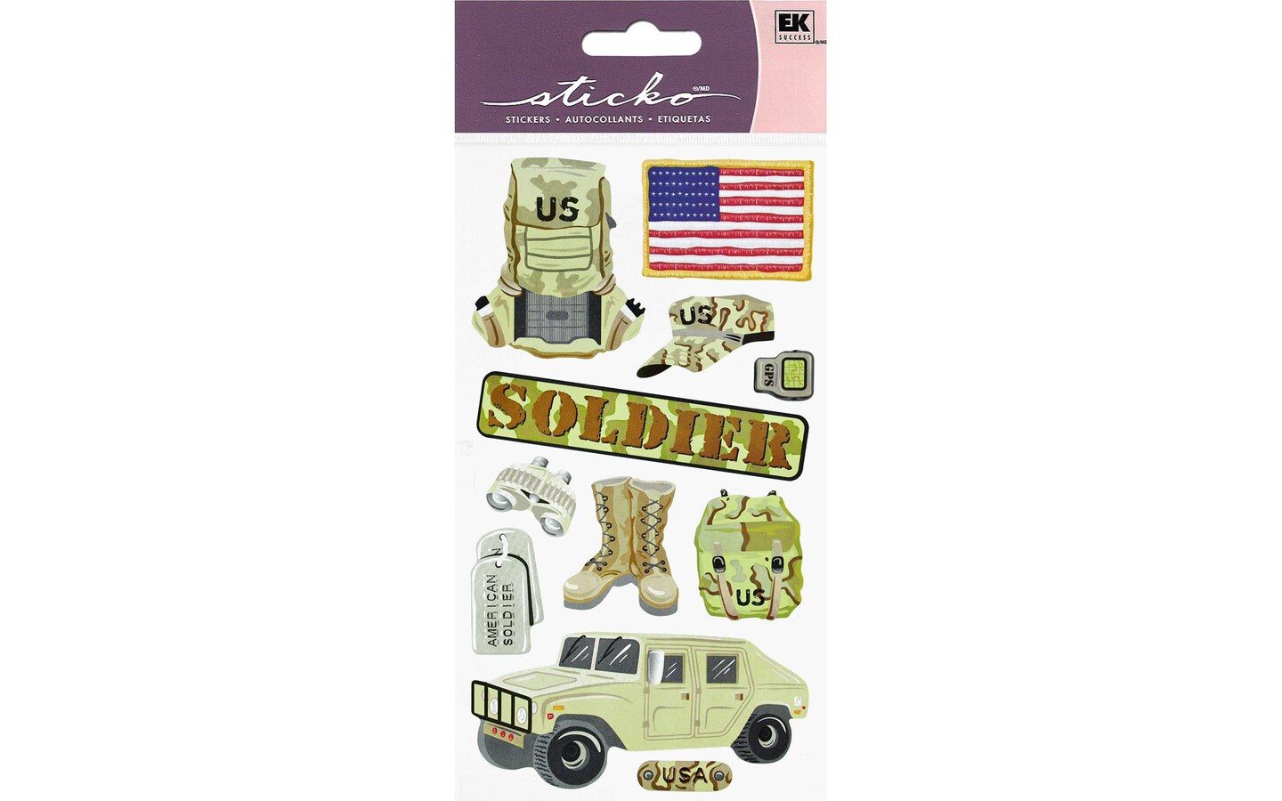 EK Sticko Sticker US Soldier | Michaels