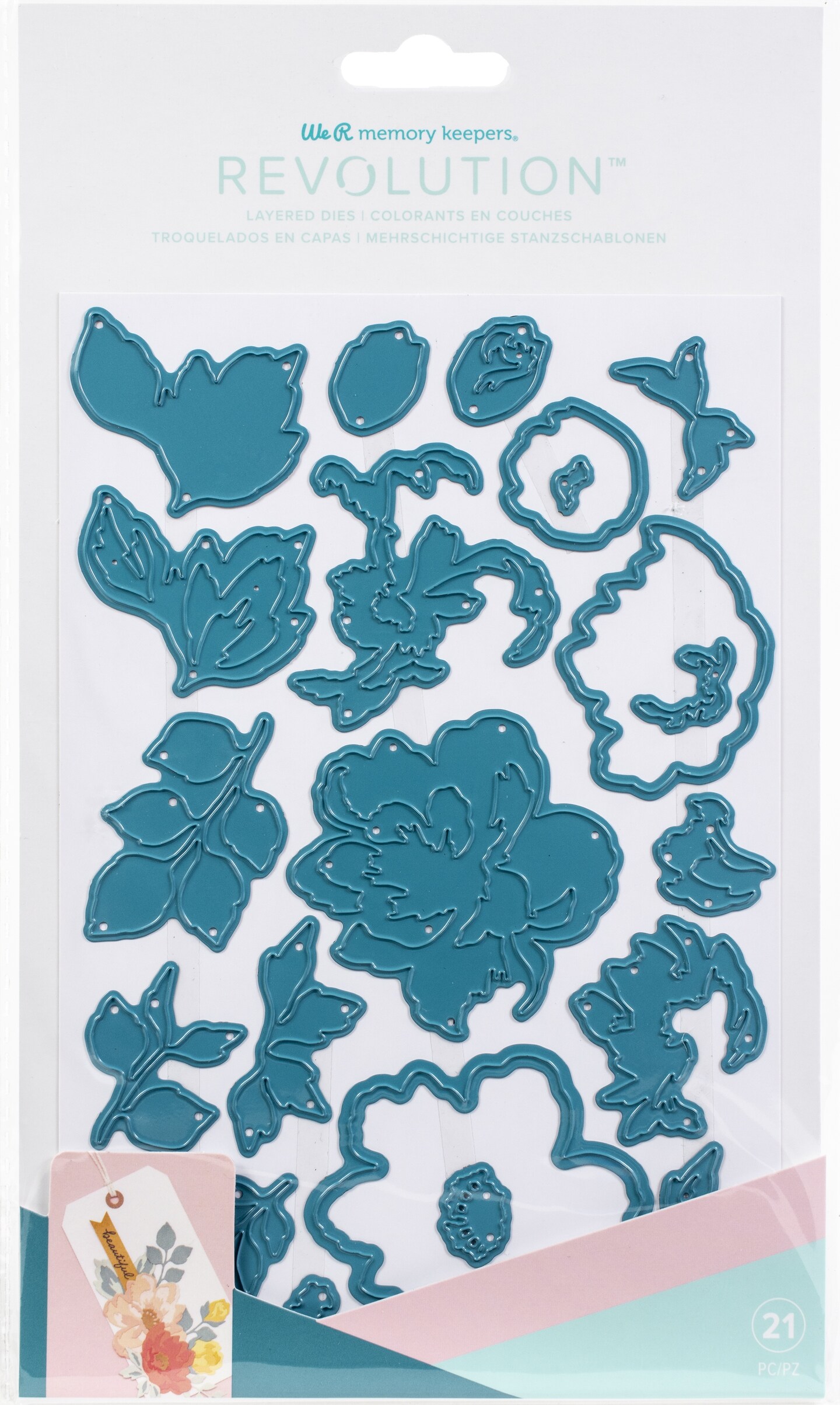 We R Memory Keepers Revolution Dies-Layered Florals | Michaels