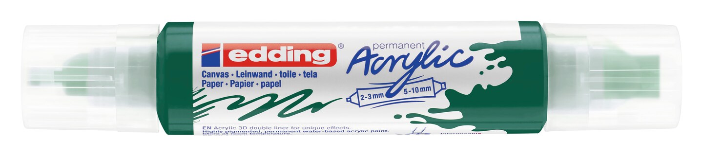edding 5400 Acrylic 3D Double Liner, Moss Green | Michaels