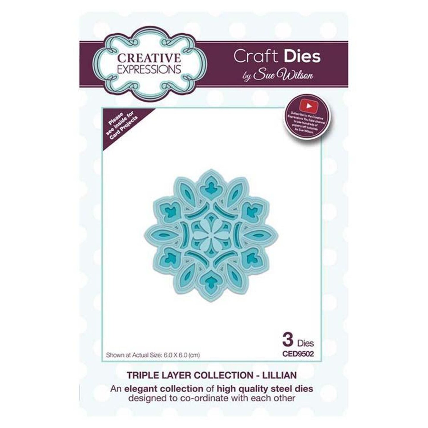 Creative Expressions Dies by Sue Wilson Triple Layer Collection Lillian ...