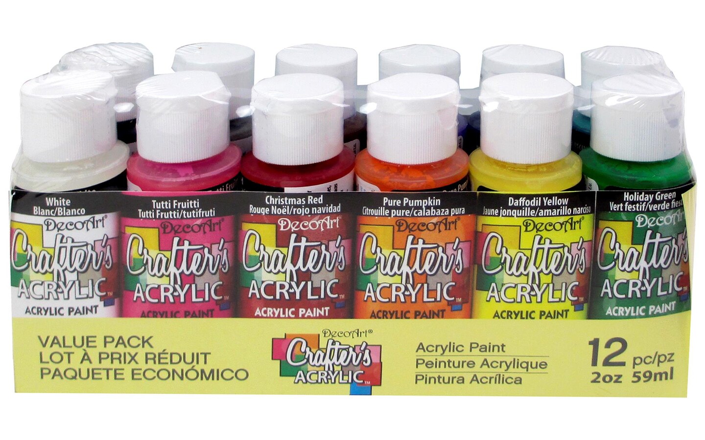 Decoart Crafter's Acrylic Paint Value Pack 12pc | Michaels
