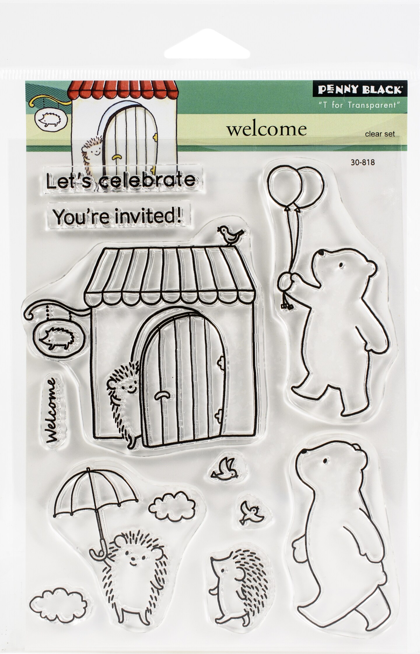 Penny Black Clear Stamps-Welcome | Michaels