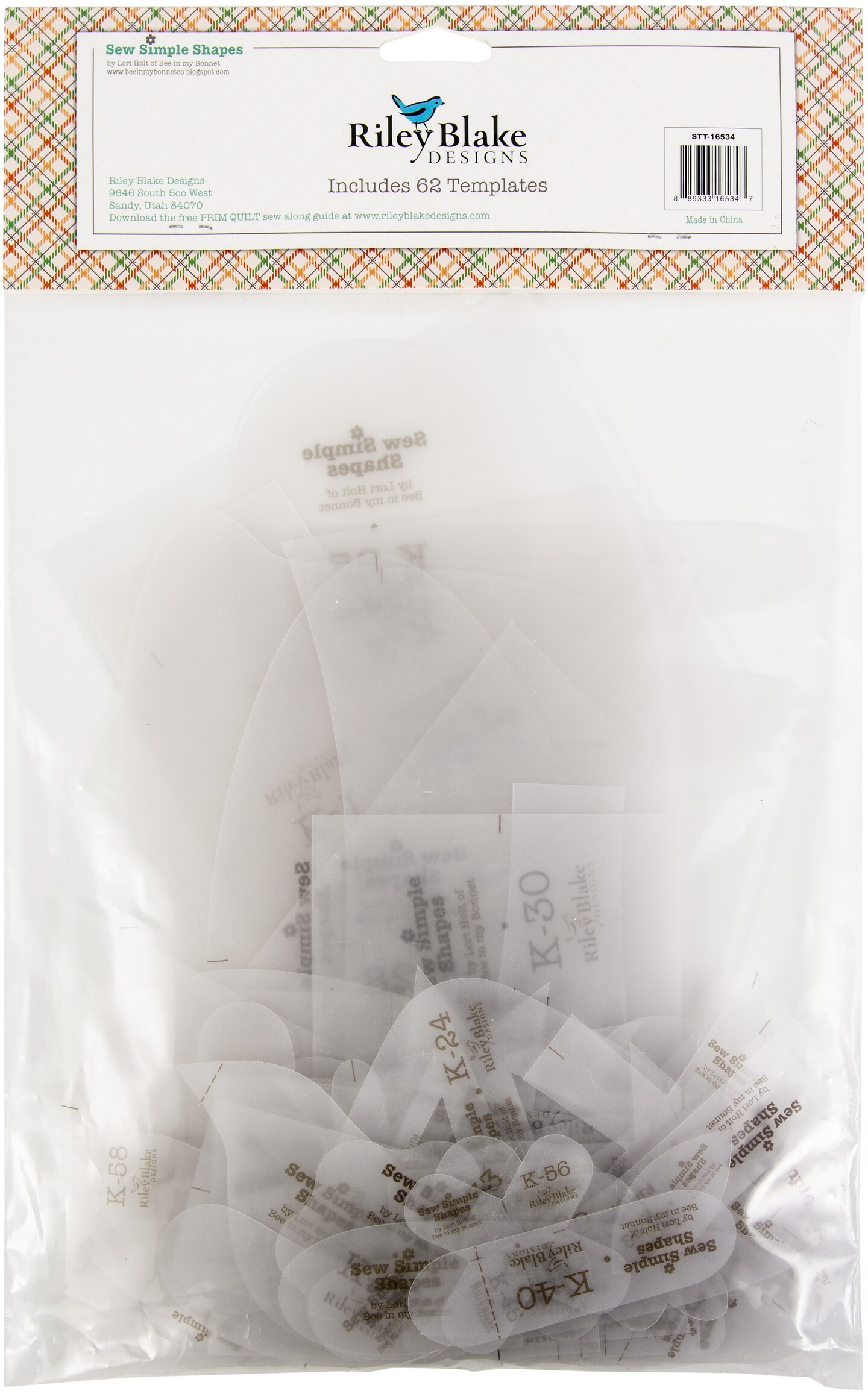 Riley Blake Template Set-Prim By Lori Holt 62/Pkg | Michaels