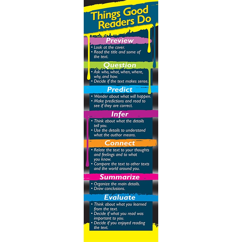 Things Good Readers Do Bookmarks, Grade 3-8, Pack Of 30 | Michaels
