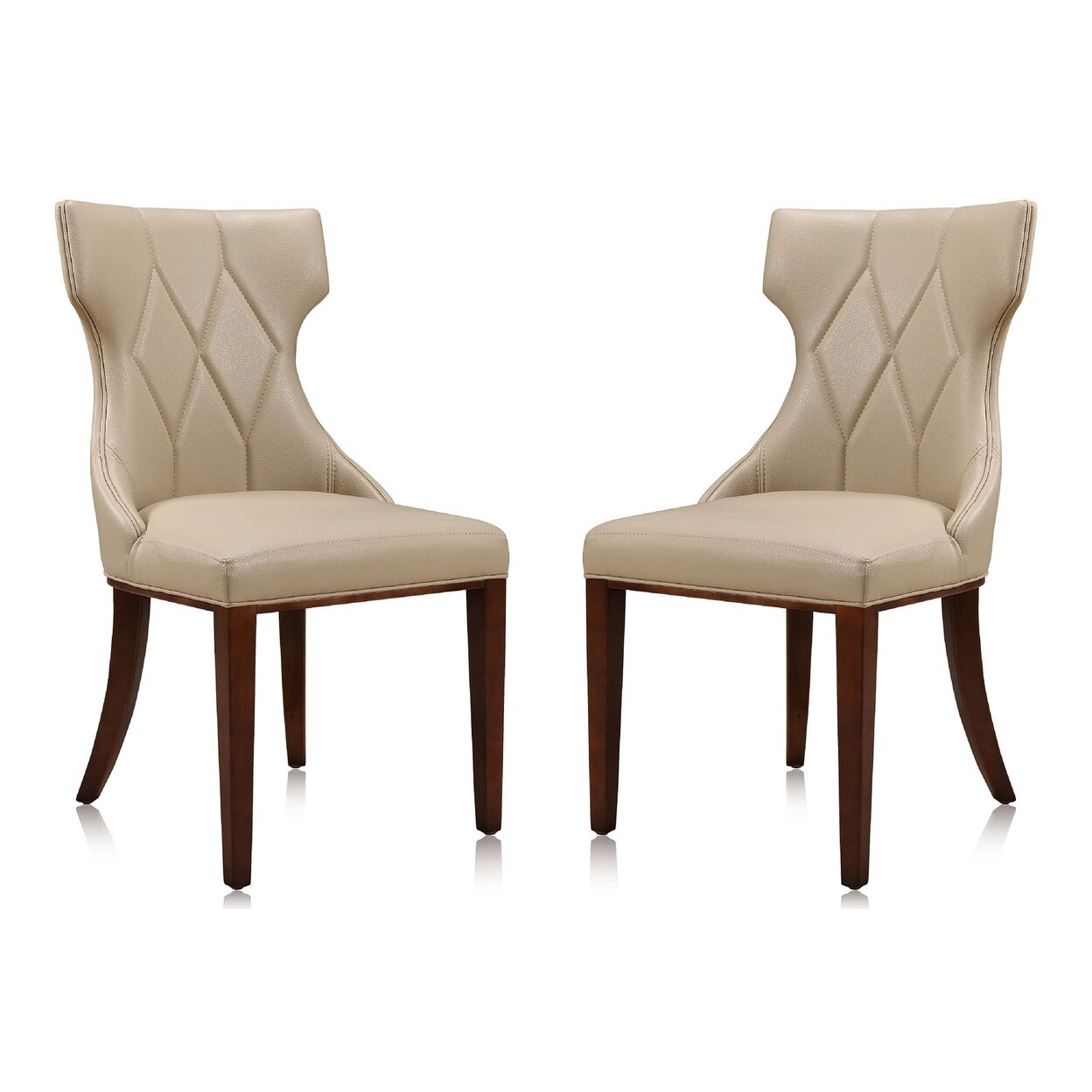 Manhattan Comfort Reine Faux Leather Dining Chair (Set of 2) | Michaels