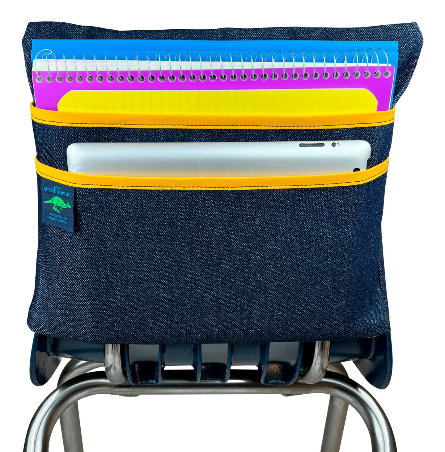Aussie Pouch Chair Pocket with Double Pocket Design, Large, 17 Inches ...
