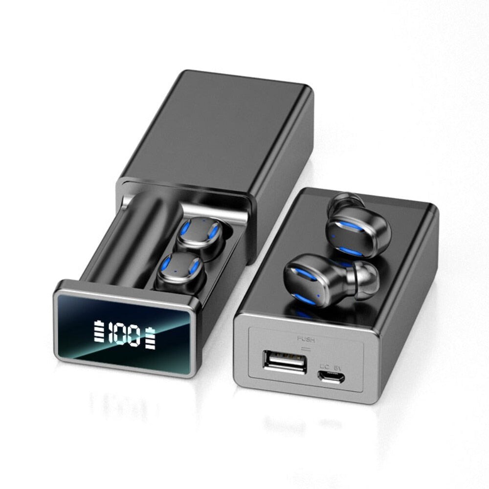 Onetify Dragon BT- Alpha Box Bluetooth Earbuds, Color: Black, Size: 2. ...
