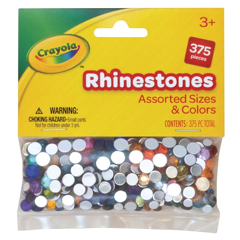 Rhinestones, Assorted Colors & Sizes, 375 Pieces | Michaels