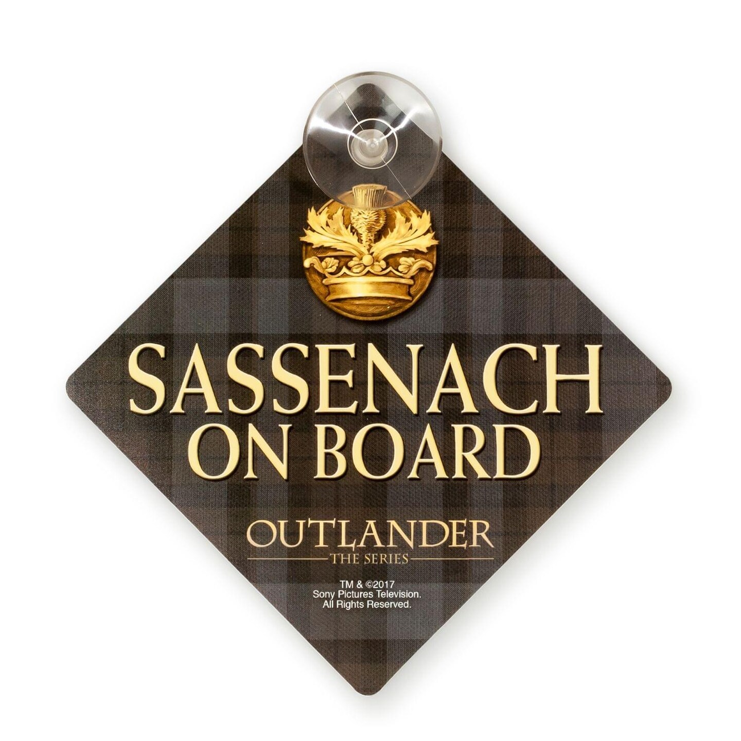 Outlander Sassenach Car Window Sign | Official Outlander Decorative ...