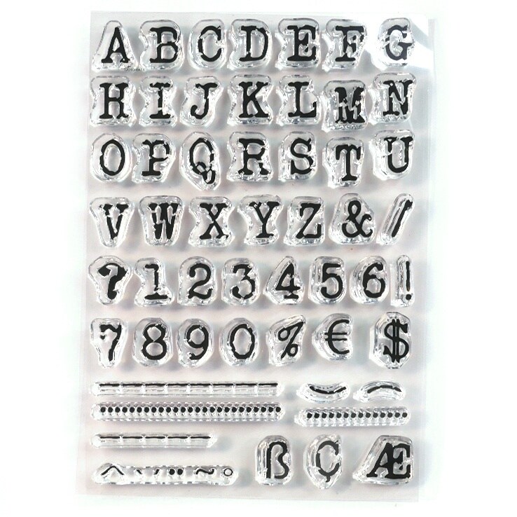 Elizabeth Craft Clear Stamps-Alphabet | Michaels