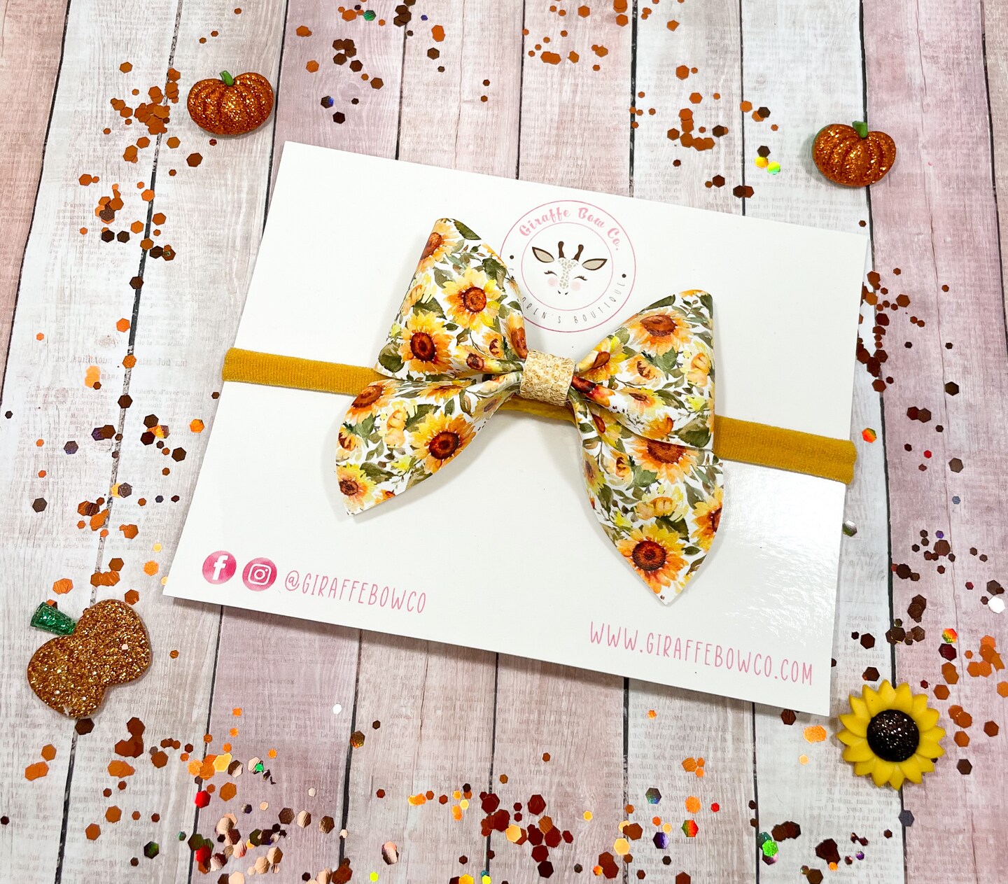 Sunflower Large Sailor Bow | MakerPlace by Michaels
