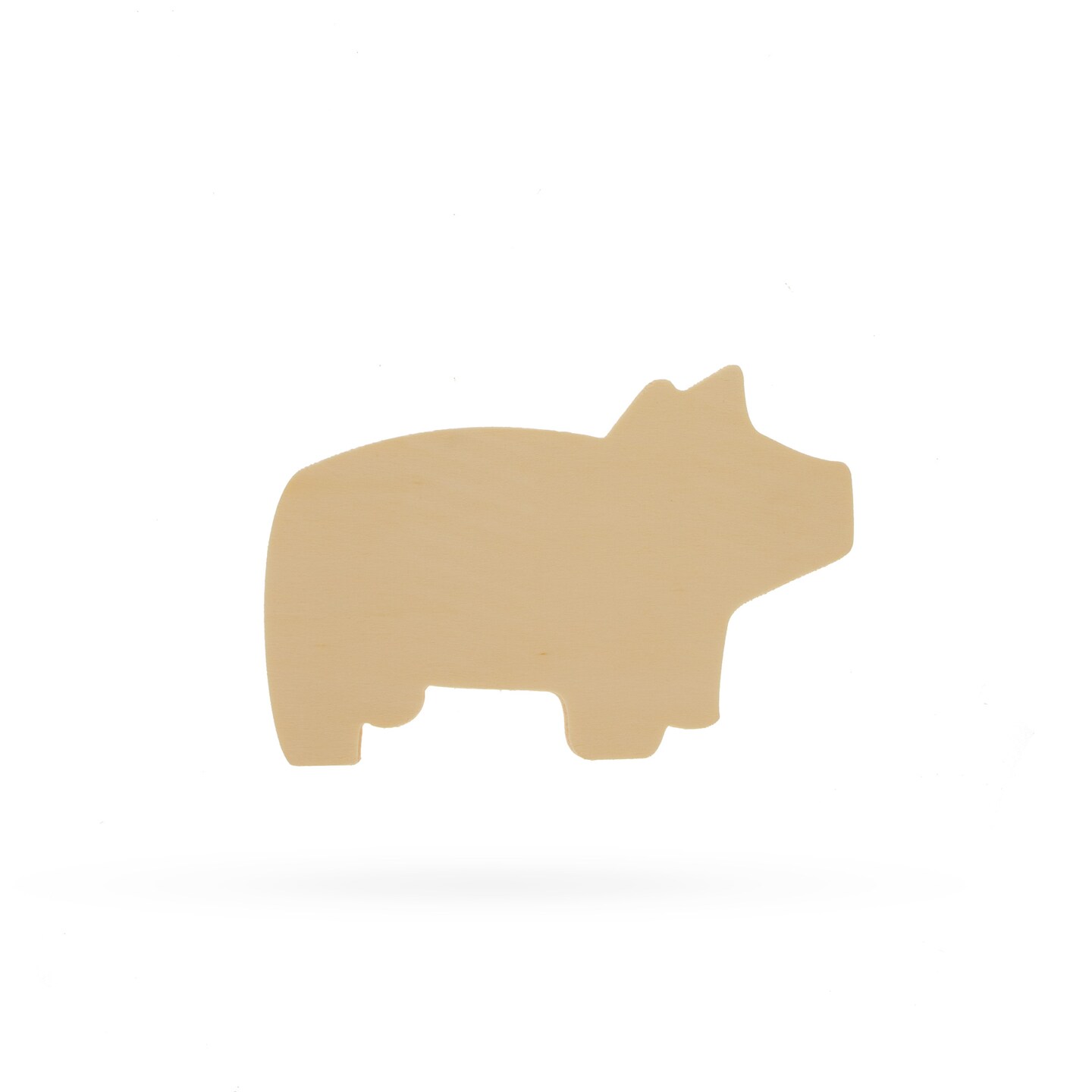Unfinished Wooden Pig Shape Cutout DIY Craft 5.5 Inches | Michaels