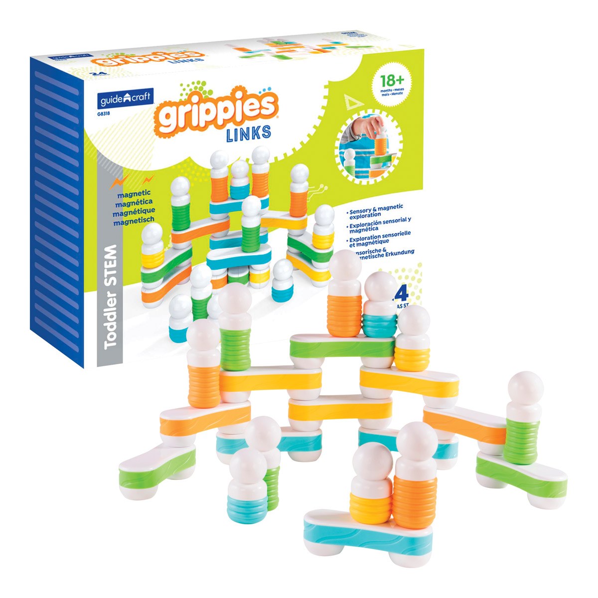 Guidecraft Grippies Links - 24 Piece Set | Michaels
